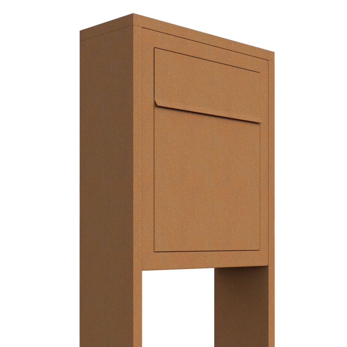 Rust BASE postkasse med stander - med skjult lås - Postkasser med ...